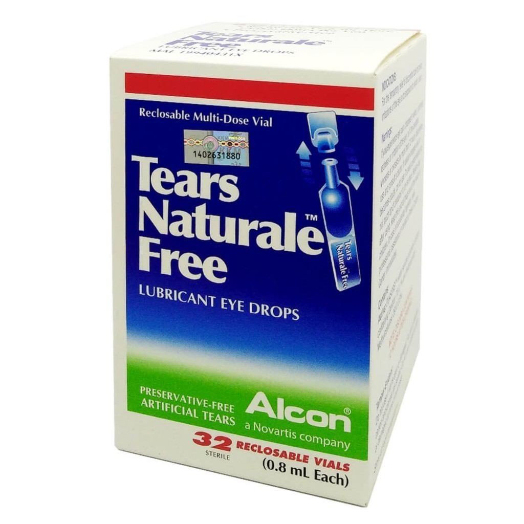 ALCON TEARS NATURALE FREE LUBRICANT EYE DROPS 32'S (EXP: 01/2025 ...