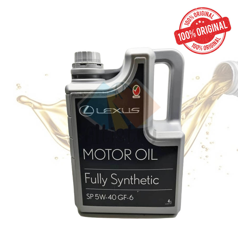 ORIGINAL LEXUS SP 5W-40 GF-6 FULLY SYNTHETIC MOTOR OIL FOR TOYOTA, HONDA, MAZDA, KIA, HYUNDAI ...