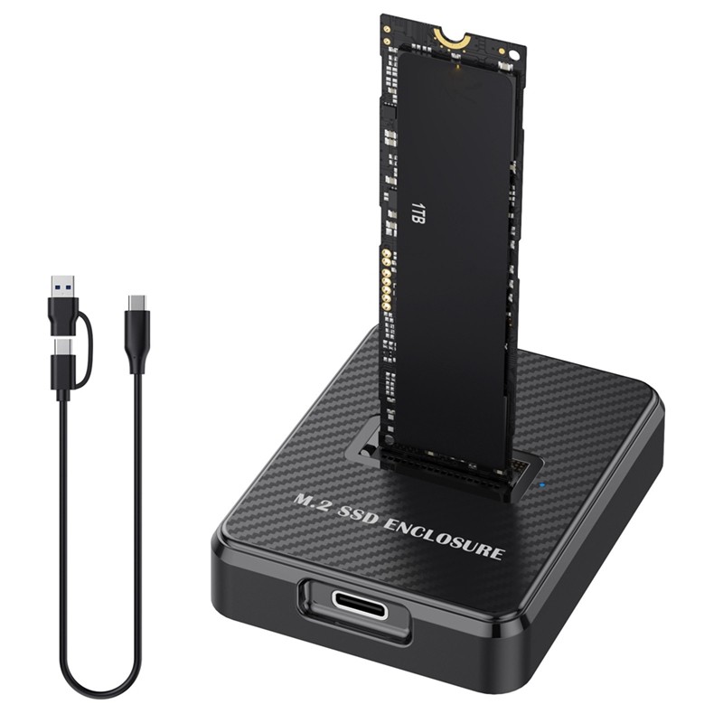 M.2 Hard Disk Holder Nvme/Sata Dual Protocol Solid State Hard Disk Box Usb3.2 Notebook External ...