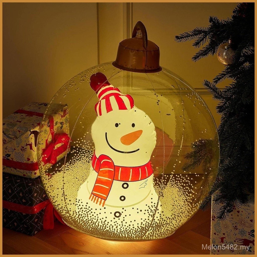 Inflatable Christmas Decorated 60cm Large Blow Up Lighted Holiday ...
