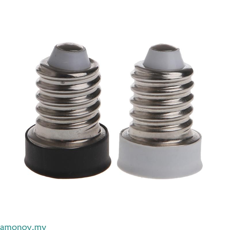 amonoy 1Pc E14 to E12 Base Adapter LED Bulb Socket Converter Lamp Holder Adapter | Shopee Malaysia