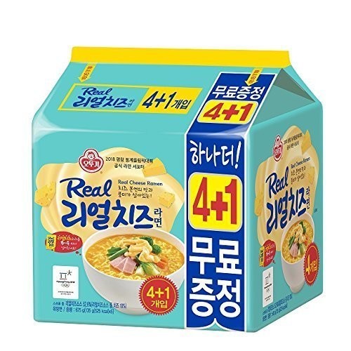[Ottogi] Real Cheese Ramen 5 Pack / Korean Food / Korean Ramen (Direct ...