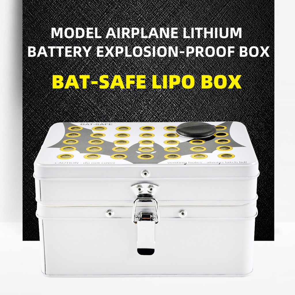 BAT SAFE Lipo Battery Fire Proof Box Charing Explosion Proof Case For ...