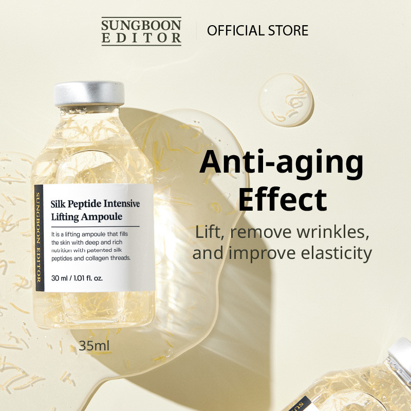 SUNGBOON EDITOR Silk Peptide Intensive Lifting Ampoule (35ml/60ml) | Shopee Malaysia
