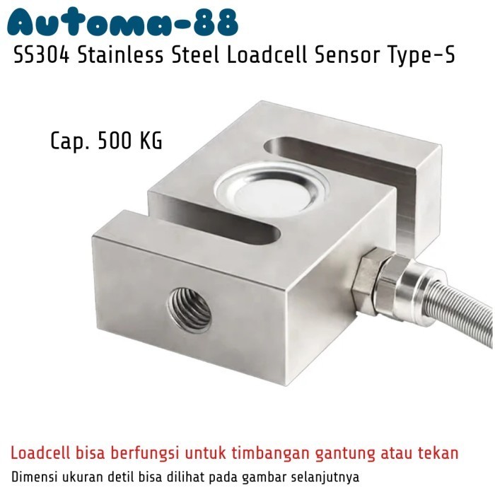 Md99 Loadcell pull hanging Sensor 500kg type S Strain Gauge Pressure ...
