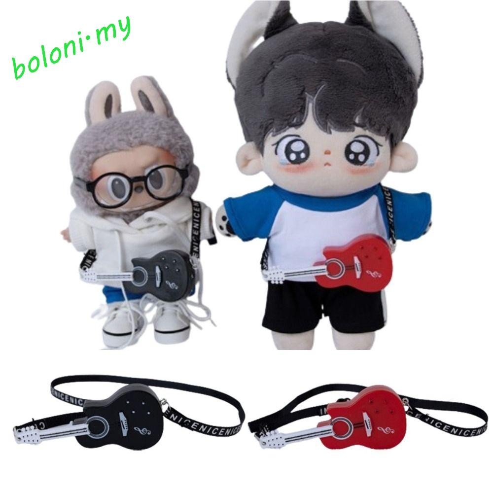 [COD] Labubu Doll Crossbody bag, Guitar Bag Decor Dollhouse Min Handbag ...