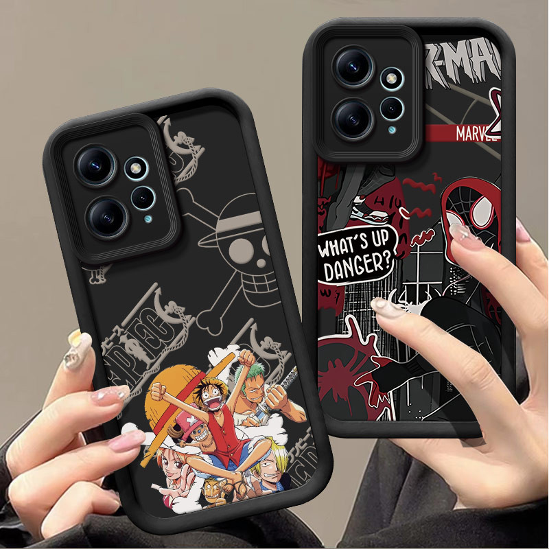 Casing redmi note 12 Anime phone case, camera protection, shockproof ...