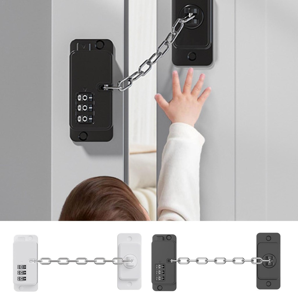Child Proof Refrigerator Lock Child Safety Door Lock No Keys Needed ...