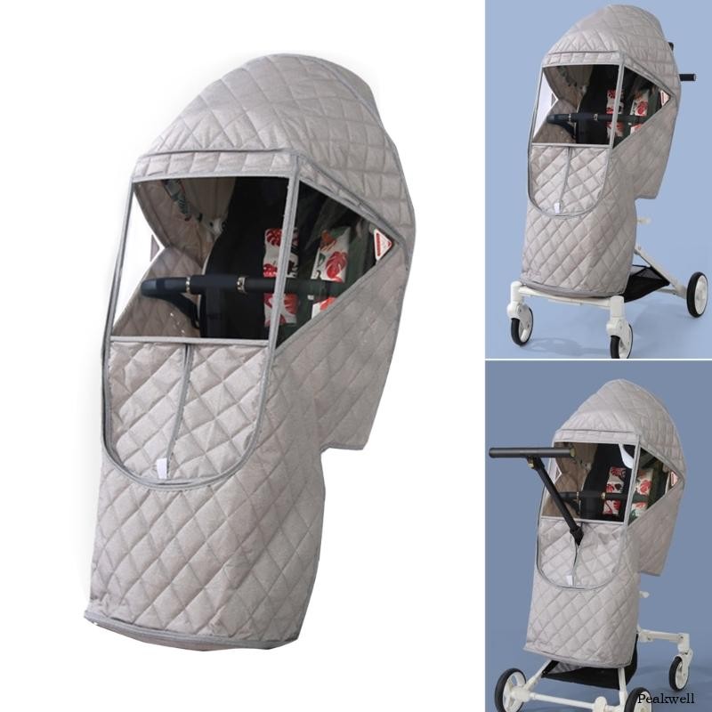 Peak Single Pushchair Rain Cover Waterproof Shield Durable Rain Coat ...