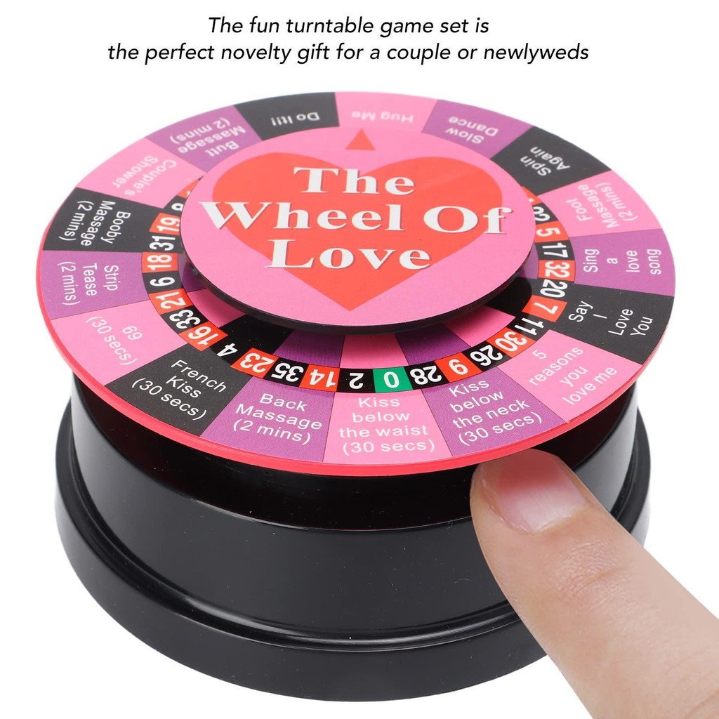 Valentine's Day Love Toys Adult Games Pin Roulette Fidget Wheel Love ...