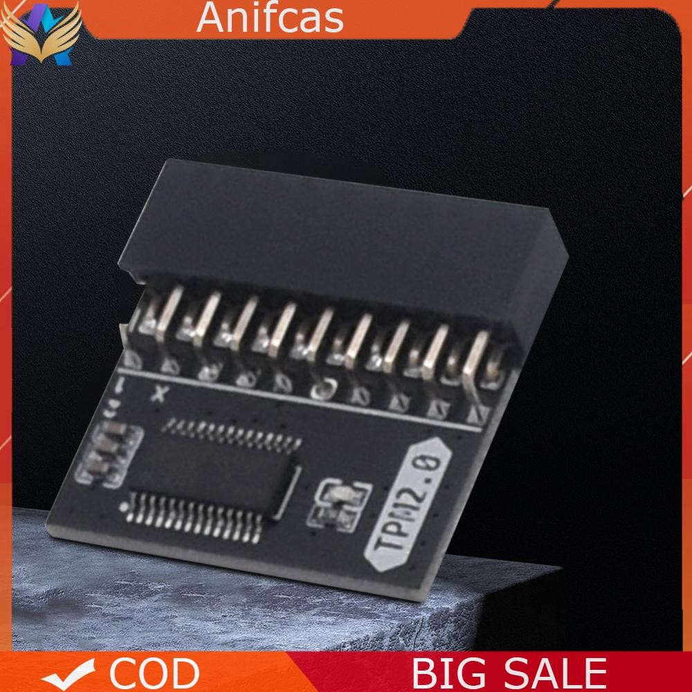 TPM 2.0 Encrypted Security Module Board LPC 20 Pin Mainboard Card for ...