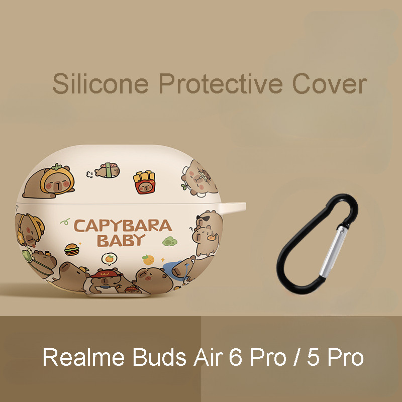 Earbuds Cases for Realme Buds Air 6 Pro / Air 5 Pro, Liquid Silicone ...