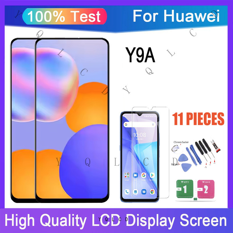 Original Huawei Y9A LCD Display Touch Screen Digitizer With Frame ...