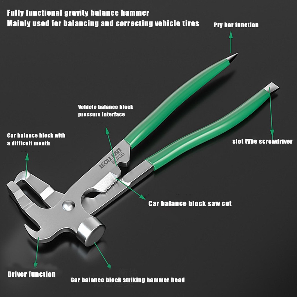 Weight Hammer For Tire Balancing Metal Wheel Weight Hammer Carbon Steel ...