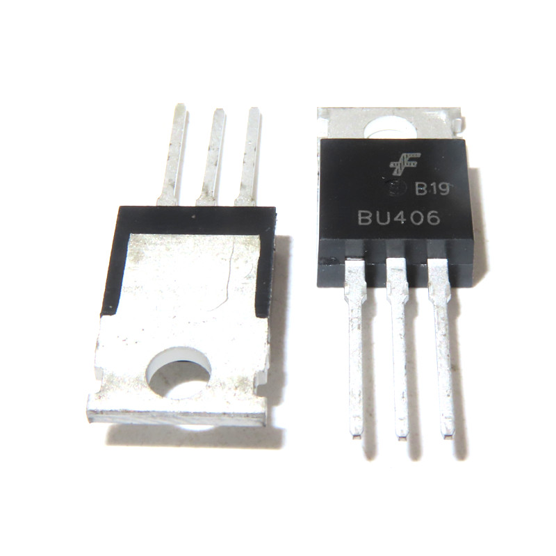 Domestic BU406 Power Triode/NPN Transistor In-Line TO-220 High Voltage Switch Tube | Shopee Malaysia