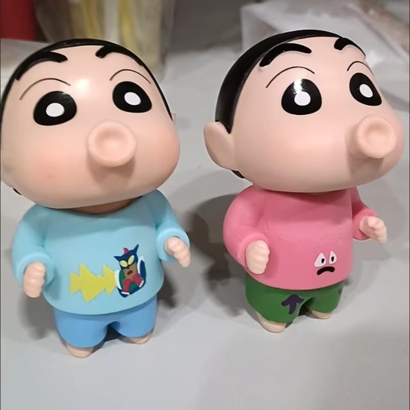 Crayon Shin-Chan Figurine Action Figures Beeping Mouth Pvc Model ...