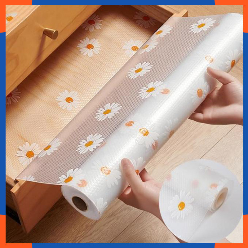 Waterproof Non-Slip Shelf Liner Table Drawer Mat Cabinet Pad Cupboards ...