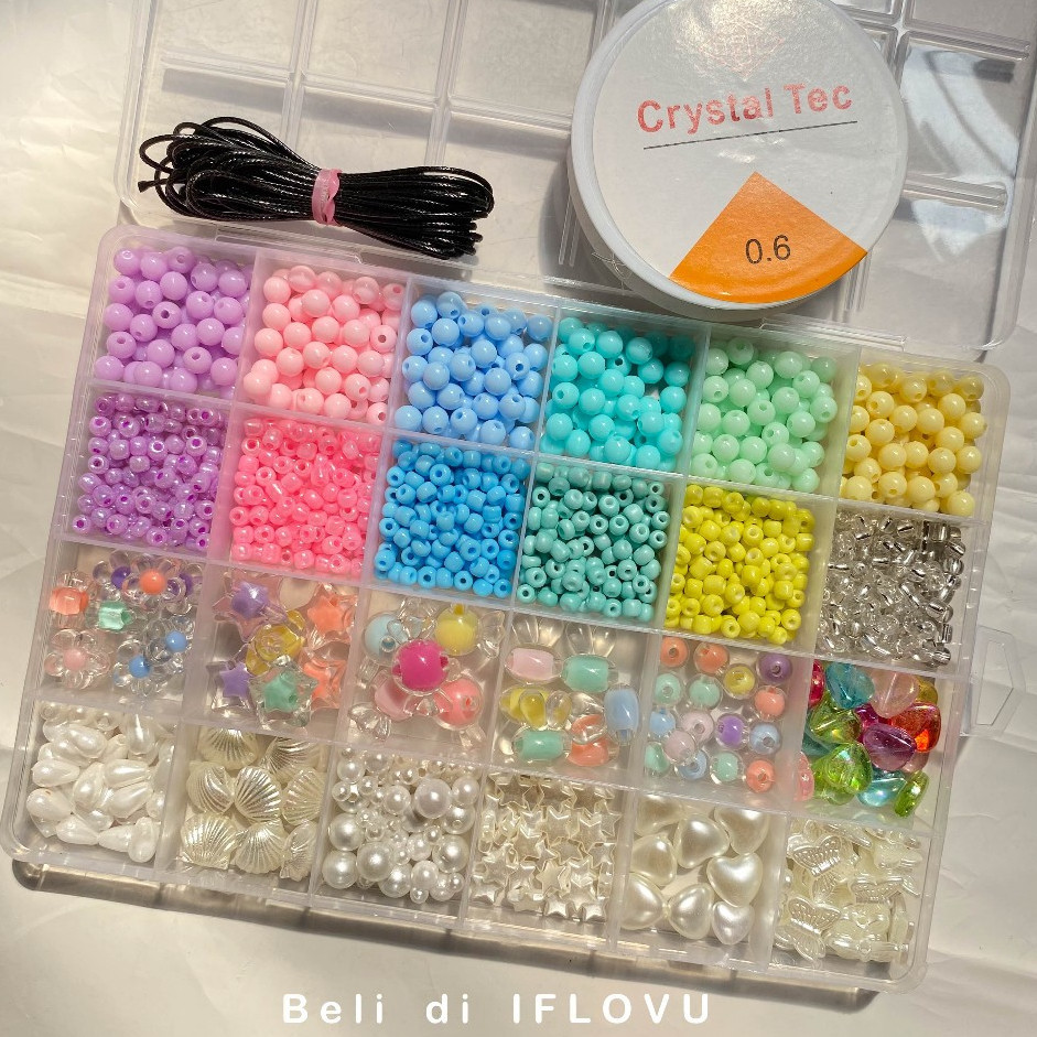 Aesthetic Beads Set Complete with Rope | Girls Toys | Items for sale at ...