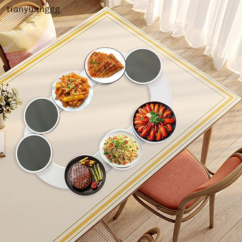 tianyuanggg Rotating Dining Table Tray Non Skid Lazy Susan Convenient ...
