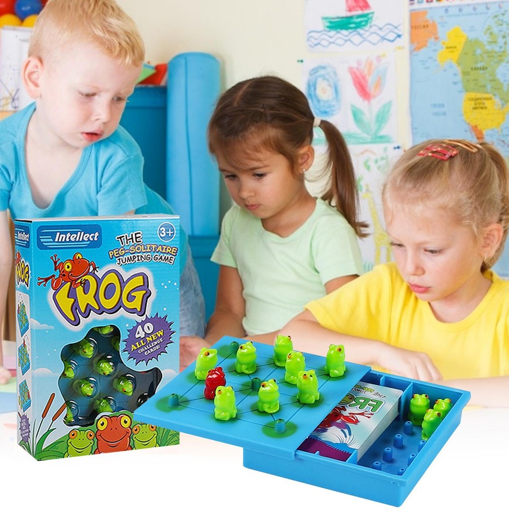 Logical Thinking Games For Kids Children's Frog Hopper Game, Strategy ...