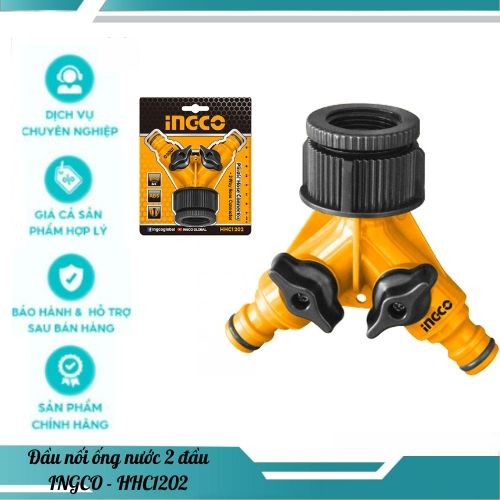 INGCO 2-way water pipe connector - HHC1202 | Shopee Malaysia