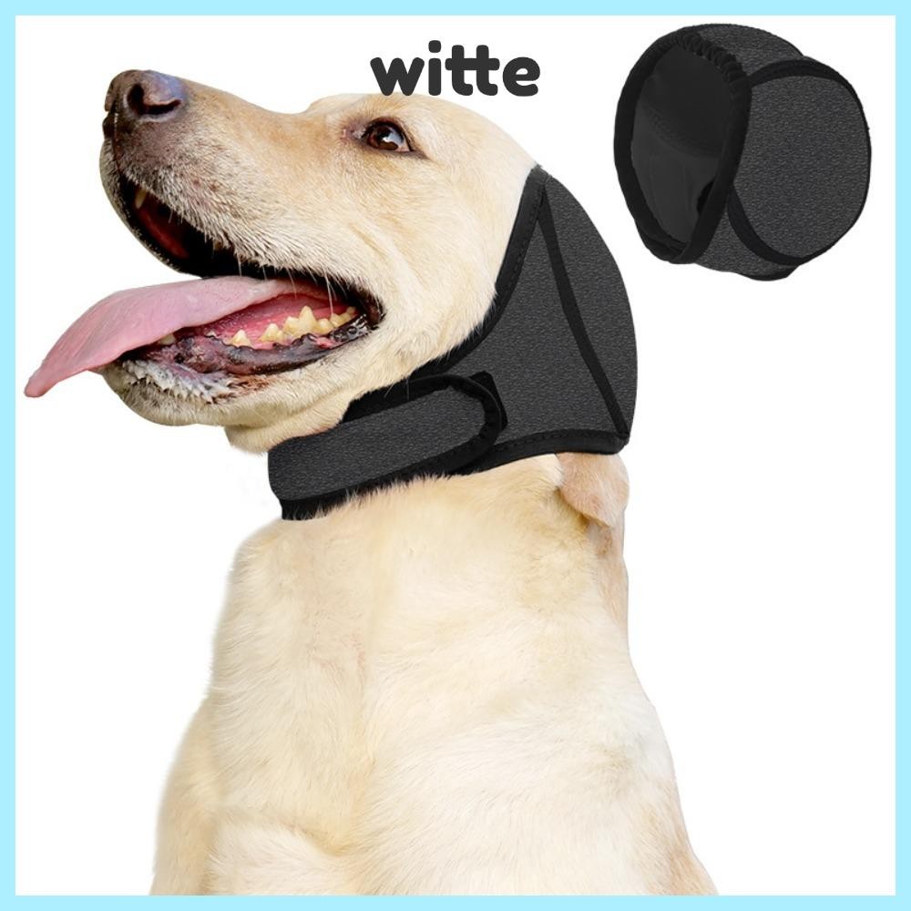 WITTE Dog Head Wrap Quiet Ears for Anxiety Waterproof Dog Calming Hood ...