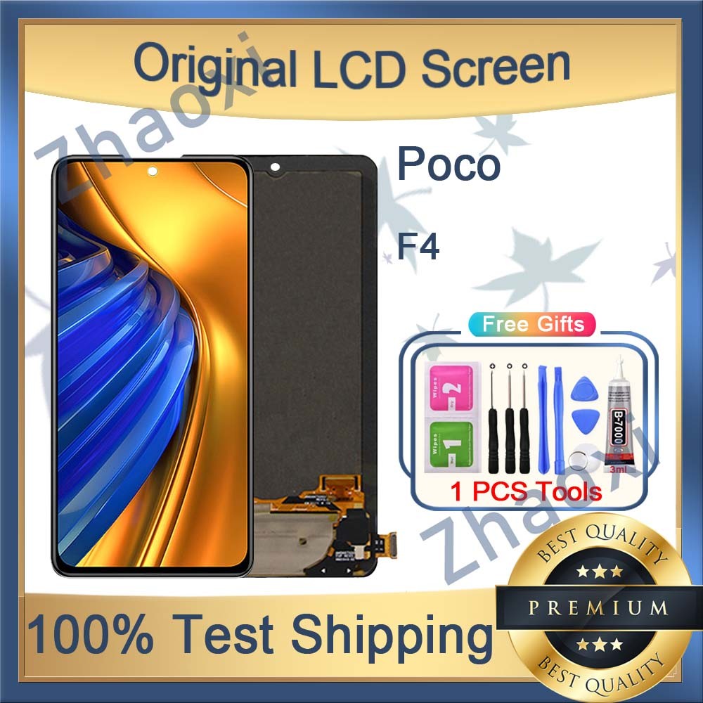 Original AMOLED Poco F4 5G LCD Screen With Frame Replacement | Shopee Malaysia