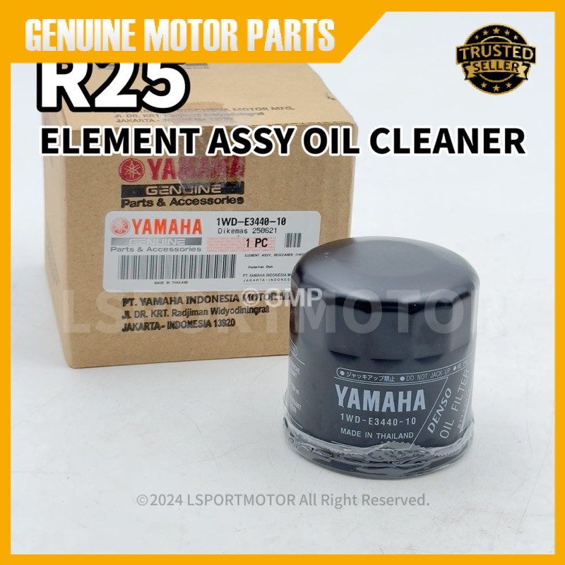 ORIGINAL 🔥YAMAHA R25 ELEMENT ASSY, OIL CLEANER 1WD-E3440-10 YZF-R25 OIL ...