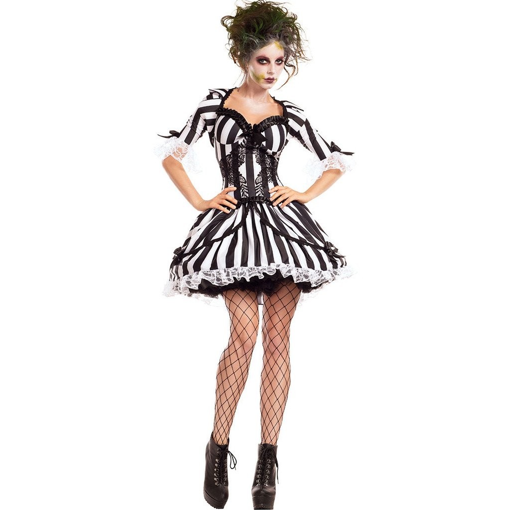 0411-cos cosplay M-XL Zombie Death Ghost Costume Spiritual Love Evil ...