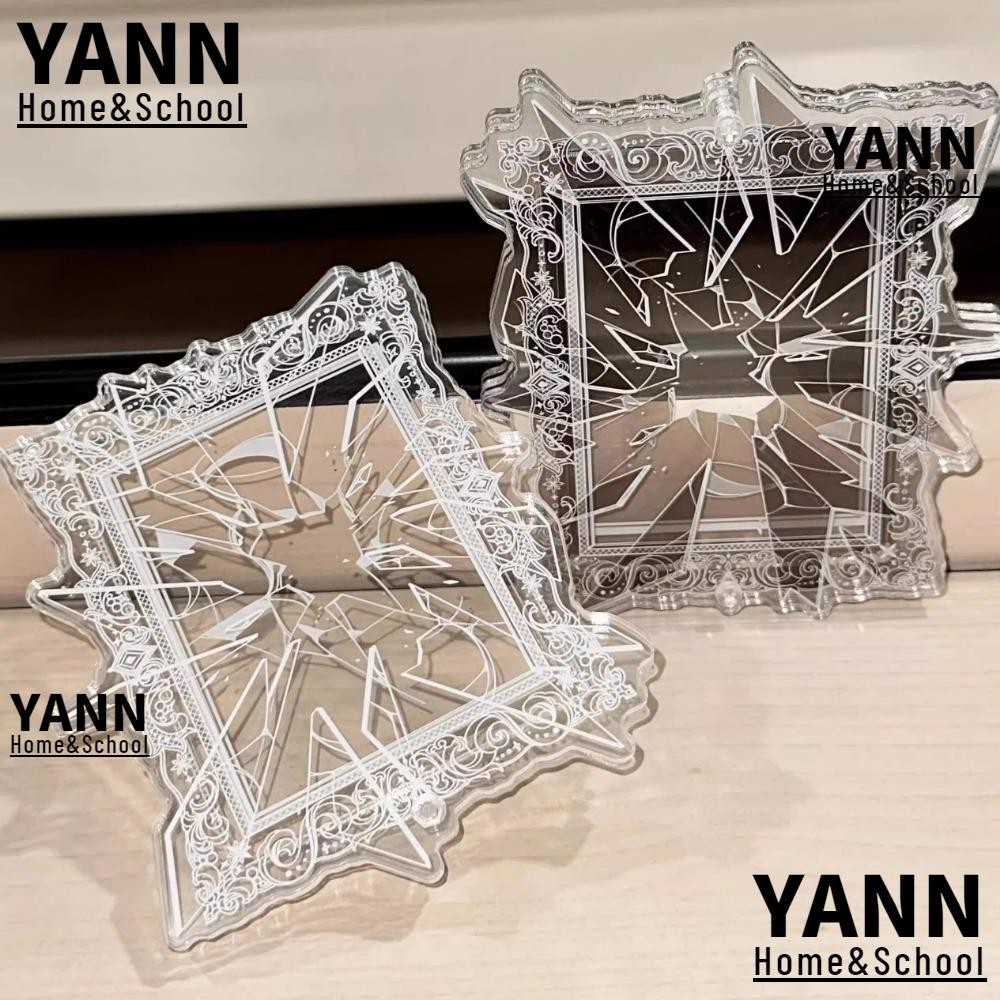 YANN Photocard Holder, Mini Broken Mirror Photo Album, Acrylic 3inch ...