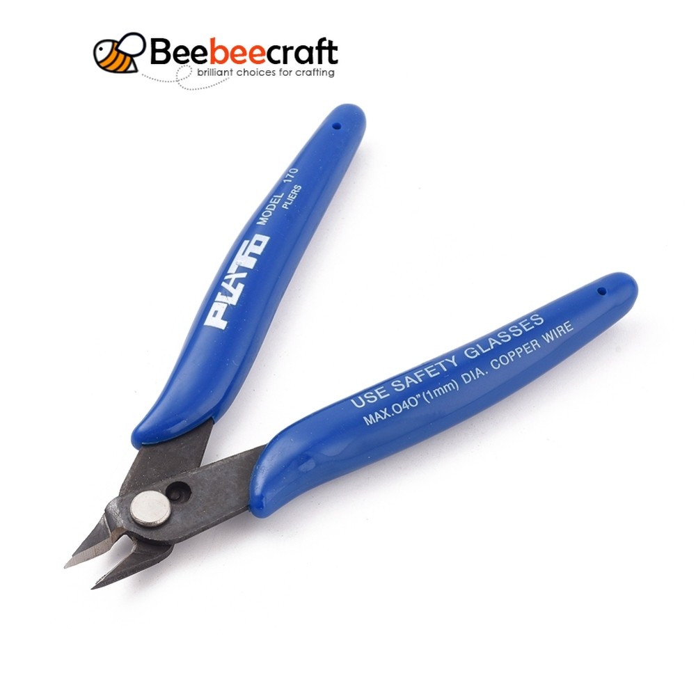 10pc Carbon Steel Wire Flush Cutters Electronic Model Sprue Wire ...