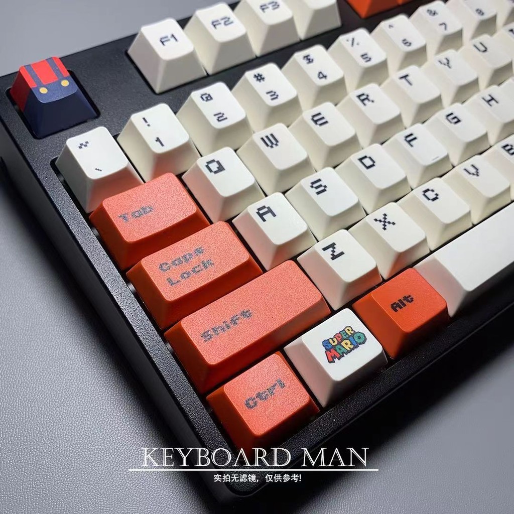 MARIO MARIO Keycap PBT for Mechanical Keyboard Sublimation Keycap ...