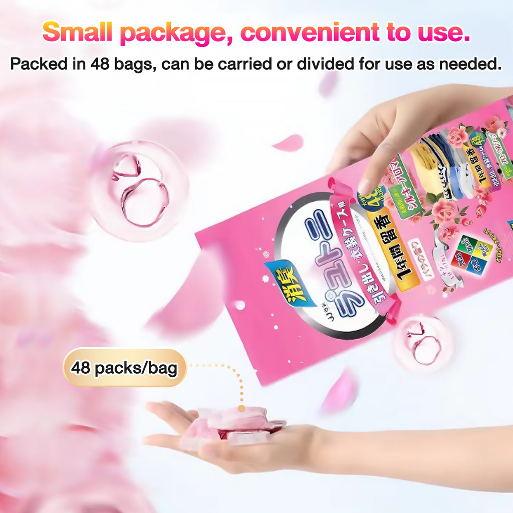 48PCS Flower Camphor Balls Insect Repellent Anti-Moth Tablets Wardrobe ...