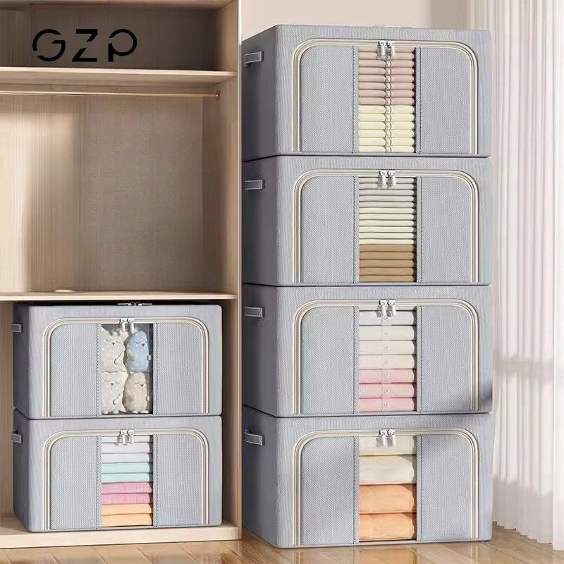 [Double Door Design] GZP Down Clothes Storage Box Fabric Household ...