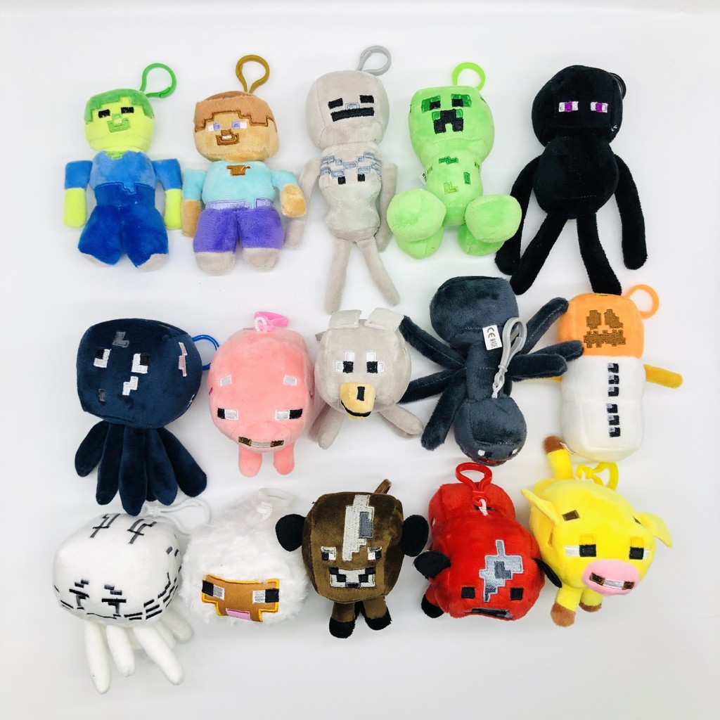 2025 New Keychain Minecraft Movie Plush Toy Minecraft Bee Toy Pendant ...