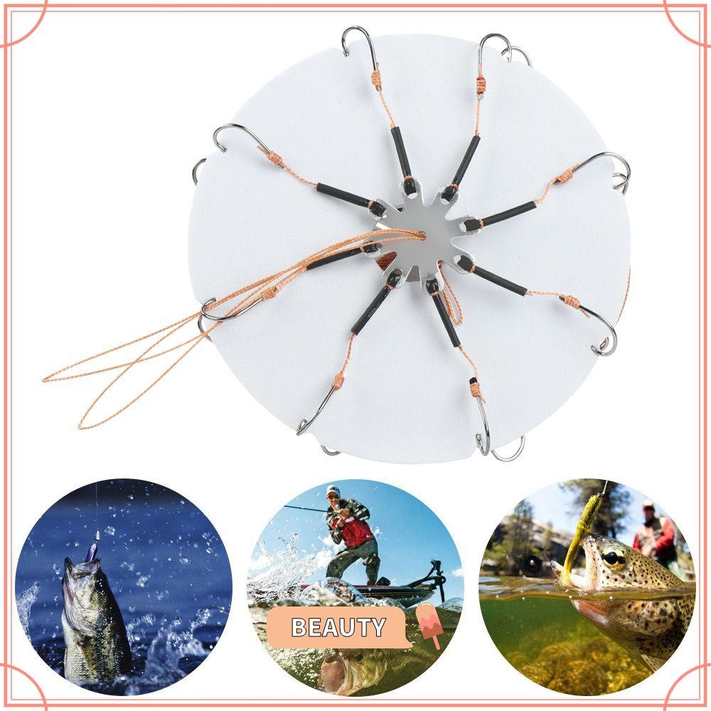 BEAUTYONE Flap Hook Barbed Sea Fishing Carbon Stee River Fishing ...