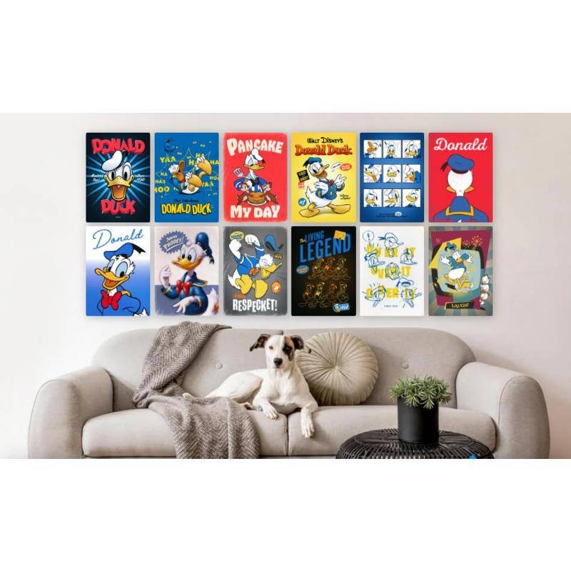 Donald Duck Hollywood Pop Art Canvas Print Abstract Donald Duck Canvas ...