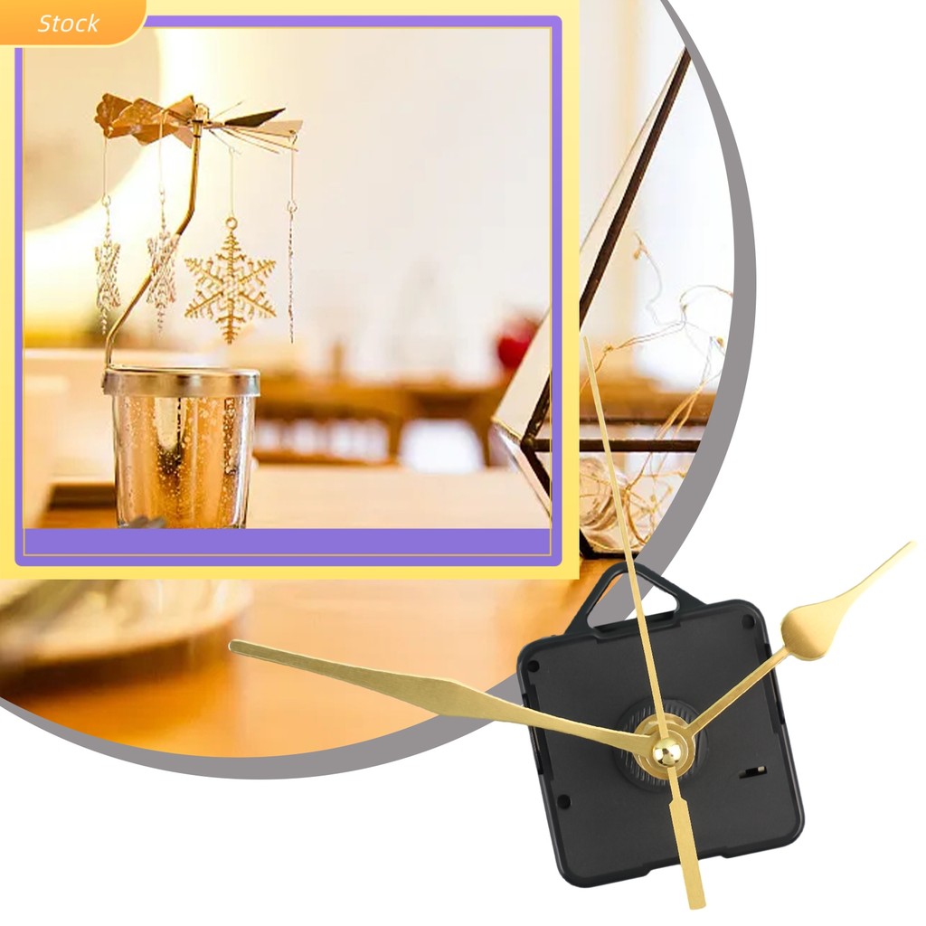 [ELECT] Gold Hands Long Hands Quartz Clock Movement Spindle Mechanism ...