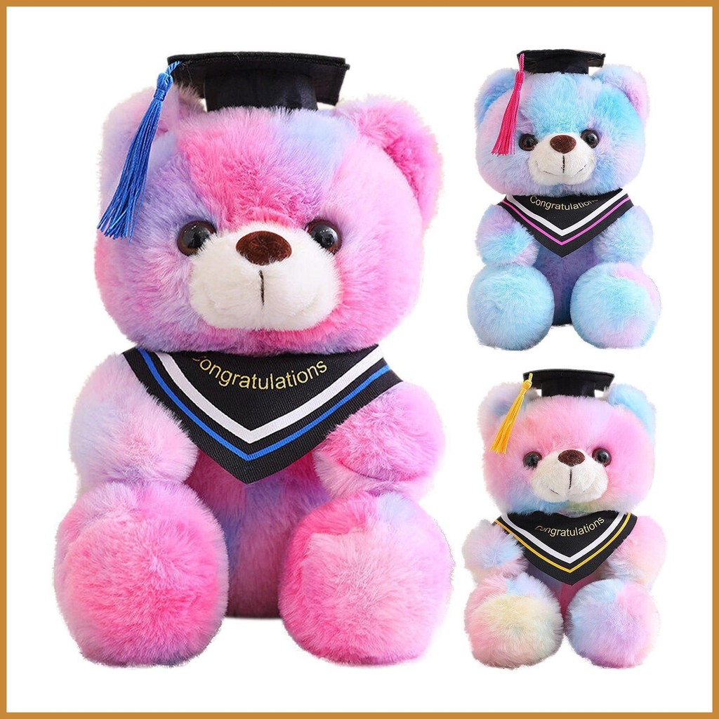 Graduation Bear 2023 Graduation Plush Stuffed Animal with Grad Caps ...