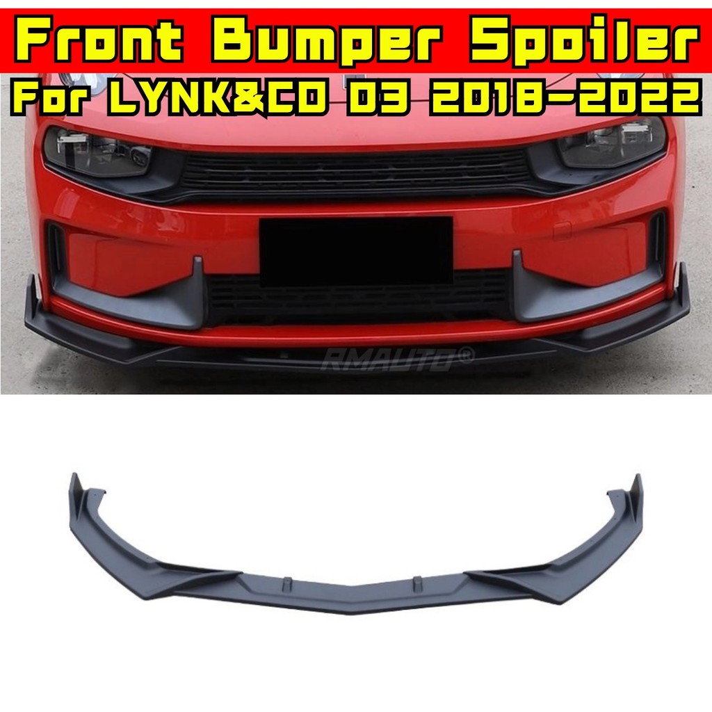 For LYNK&CO 03 2018-2022 Car Front Bumper Lip Splitter Diffuser Spoiler ...
