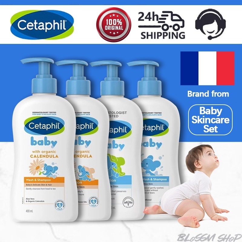 Cetaphil Baby Daily Lotion 400ml | with Organic Calendula 400ml/ Baby ...