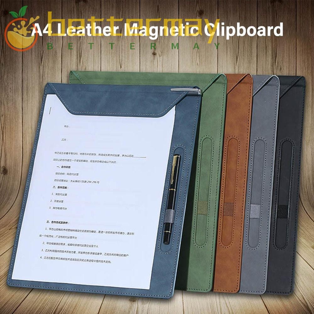 BETTER-MAYSHOW A4 File Folder, One-Handed Writing with Pen Insert ...