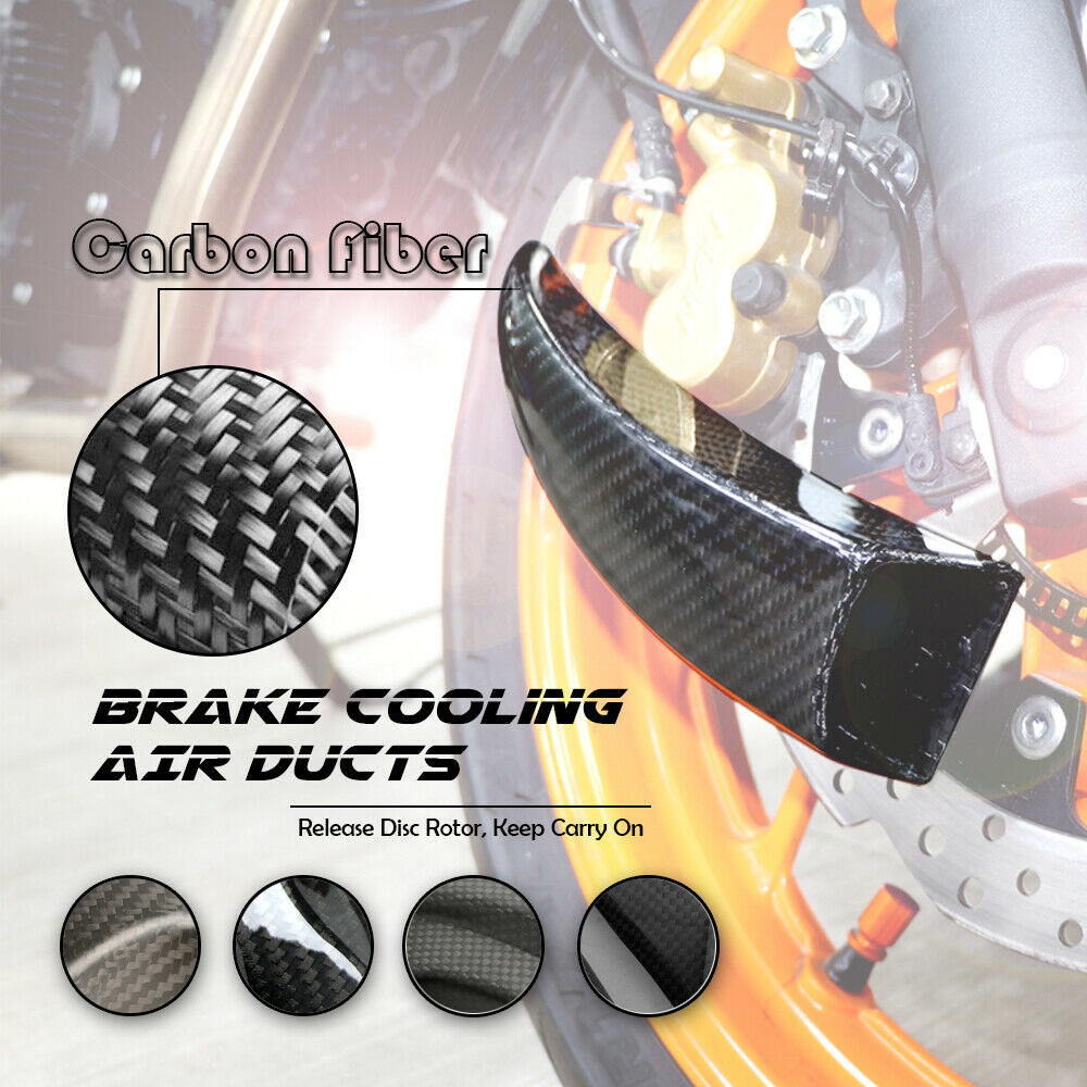 Carbon Fiber Air Ducts Brake Cooling Mounting kit Air Cooling Ducts ...