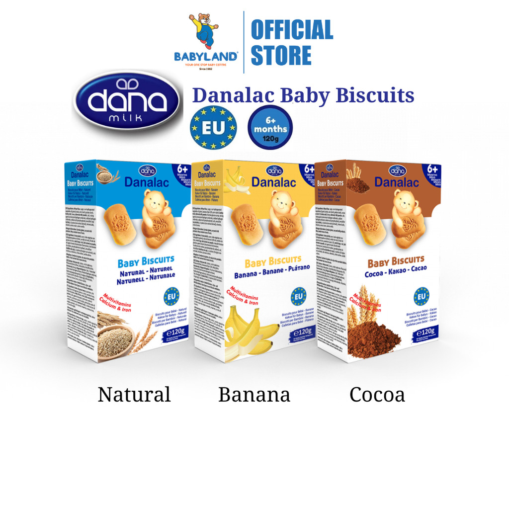 Danalac Baby Biscuits (120g) (6m+) [ HALAL ] | Shopee Malaysia
