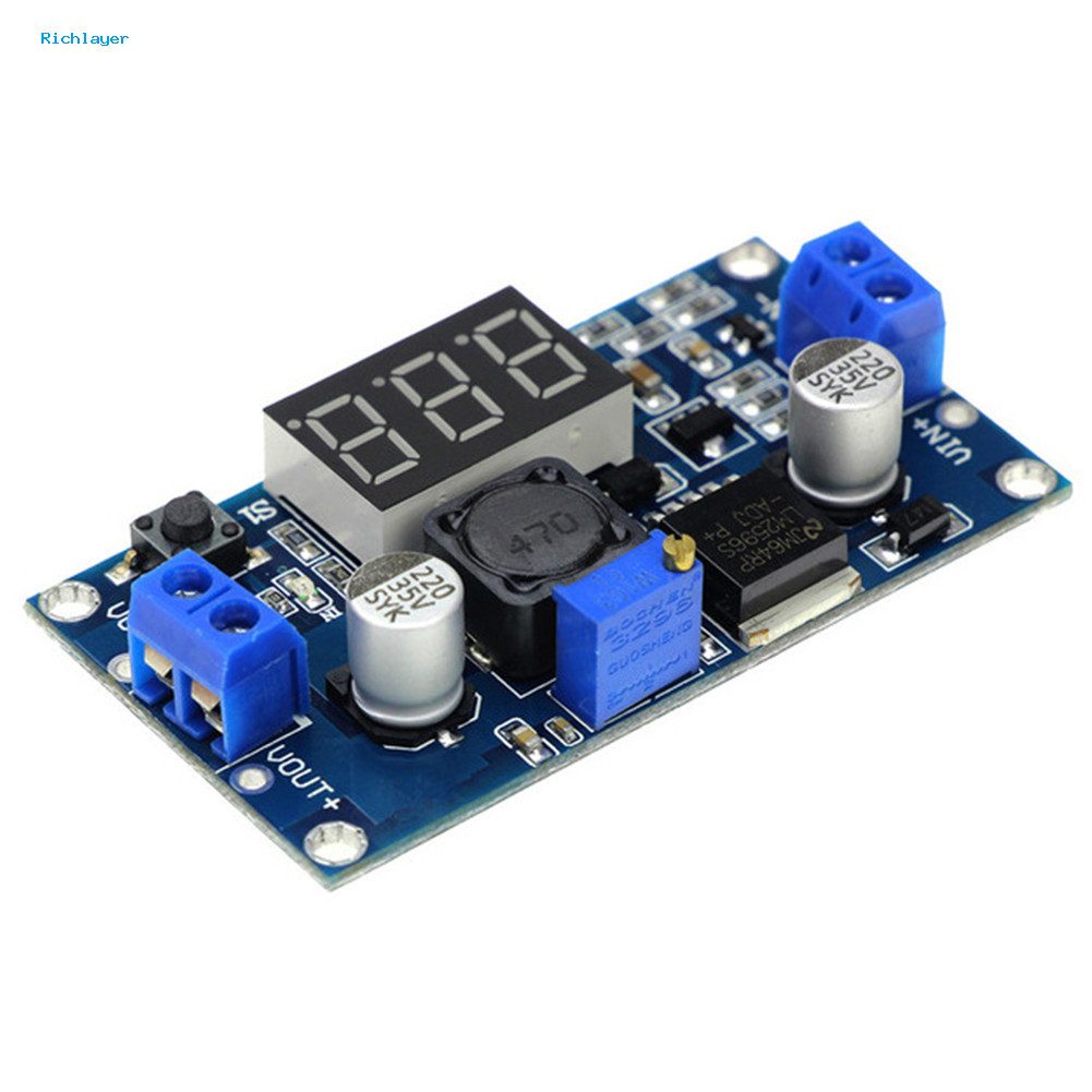 LM2596 DC-DC Digital Display Adjustable Step-down Power Converter Module Part | Shopee Malaysia