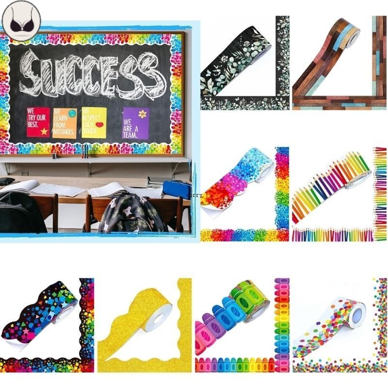 BP 59ft Bulletin Board Decors Bulletin Border Colorful Border Classroom ...