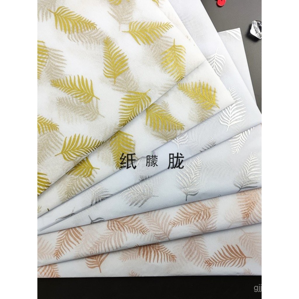 17g Kertas Salin Dalam Stok Kertas Pembalut Corak Daun Separa lutsinar ...