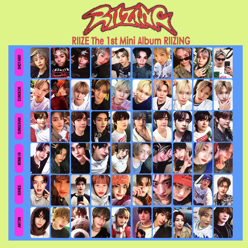 RIIZE Mini Album RIIZING Combination Card Jung Seung-chan SUNGSHAN Lee ...