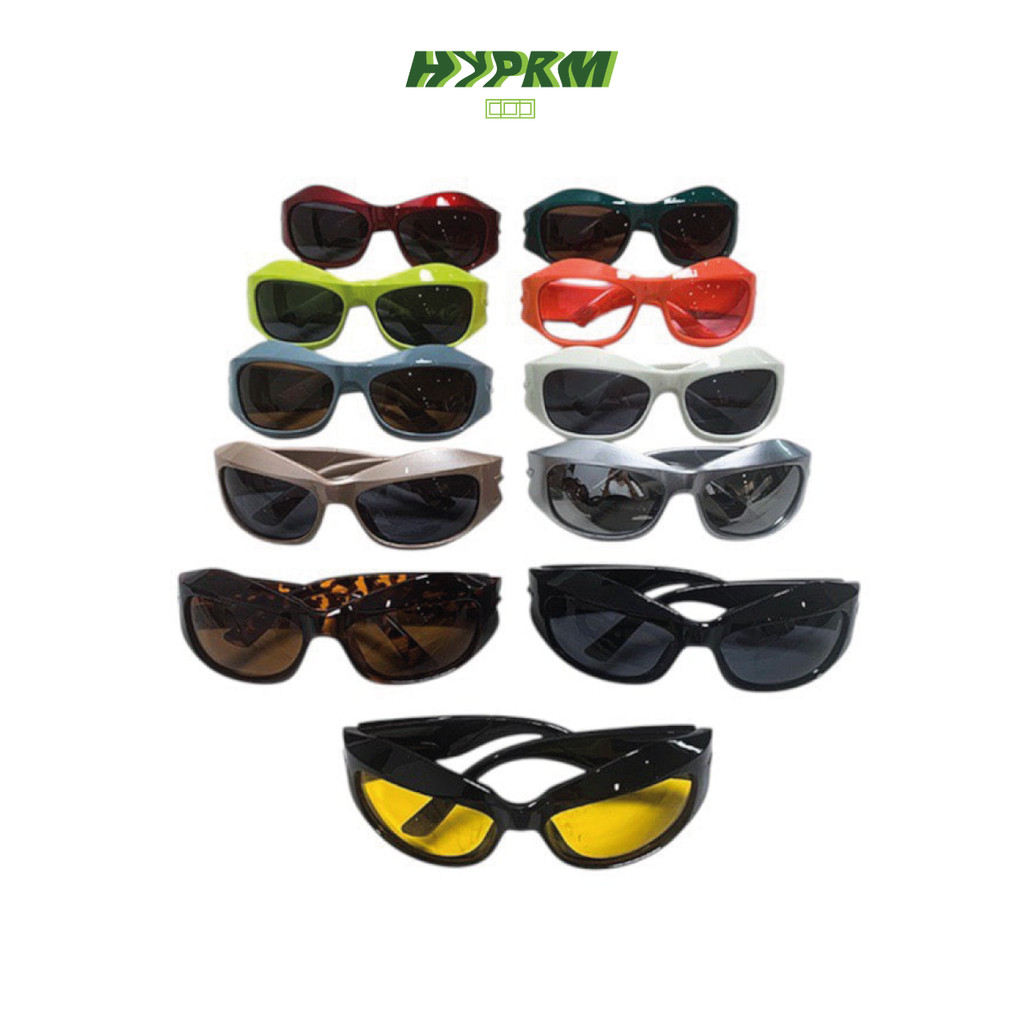 Y2K Inspired Hip Hop Cyber Punk Sunglasses | Shopee Malaysia