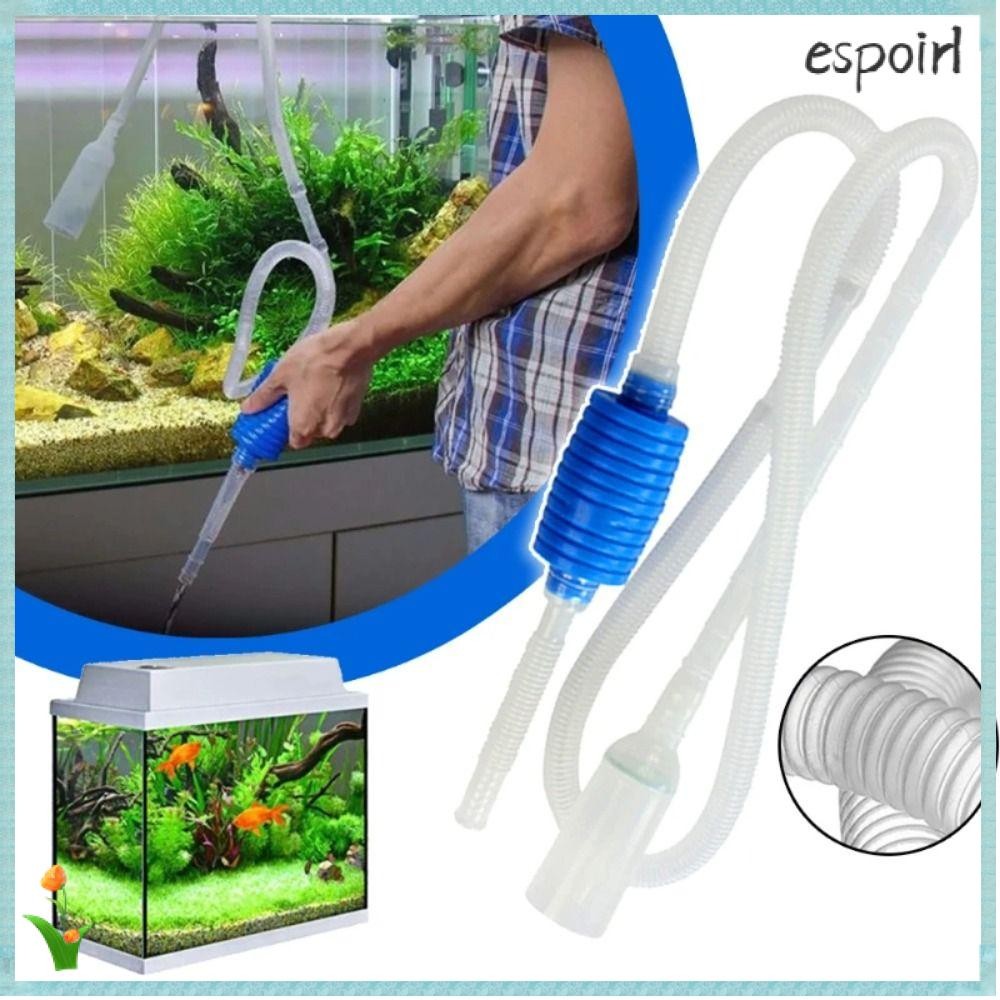 ESPOIR Fish Tank Syphon Vacuum, Siphon Sand Washer Fish Tank Cleaner ...